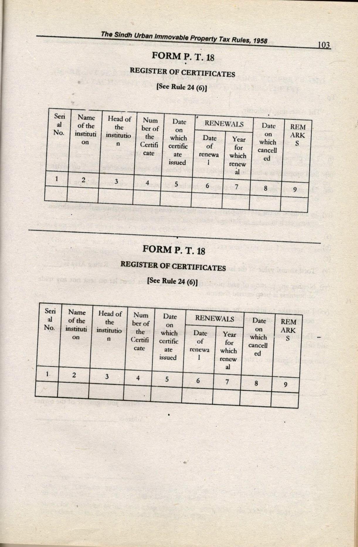 Property Forms