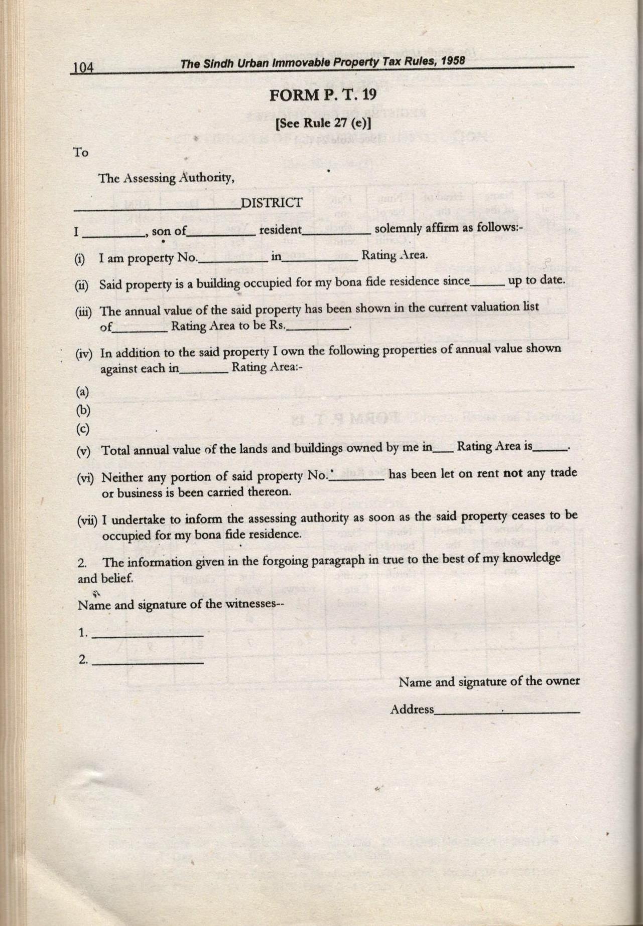 Property Forms