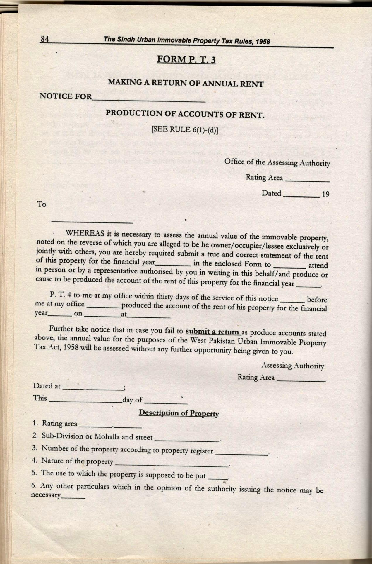 Property Forms