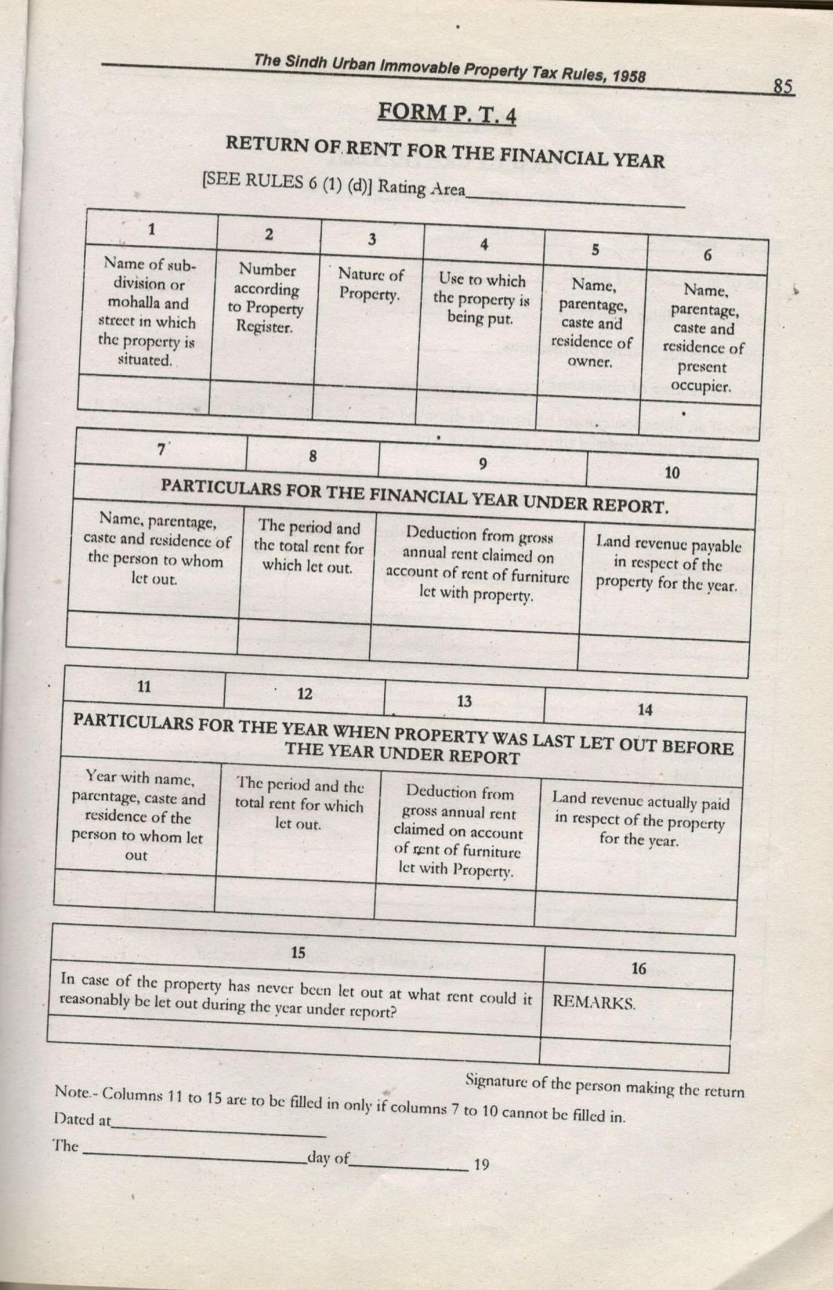 Property Forms